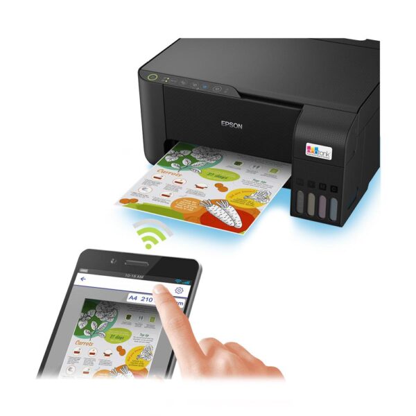 Impressora Multifuncional Epson L3250, Ecotank, Wi-Fi - L3210 - Ipê Informática