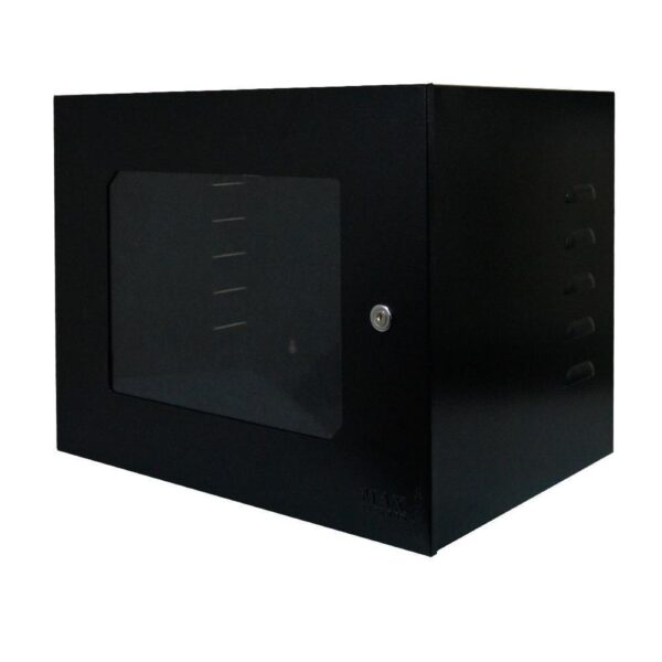 Mini Rack Max Eletron 19 Polegada 8u 350mm Porta Acrílica Com Fechadura - Ipê Informática