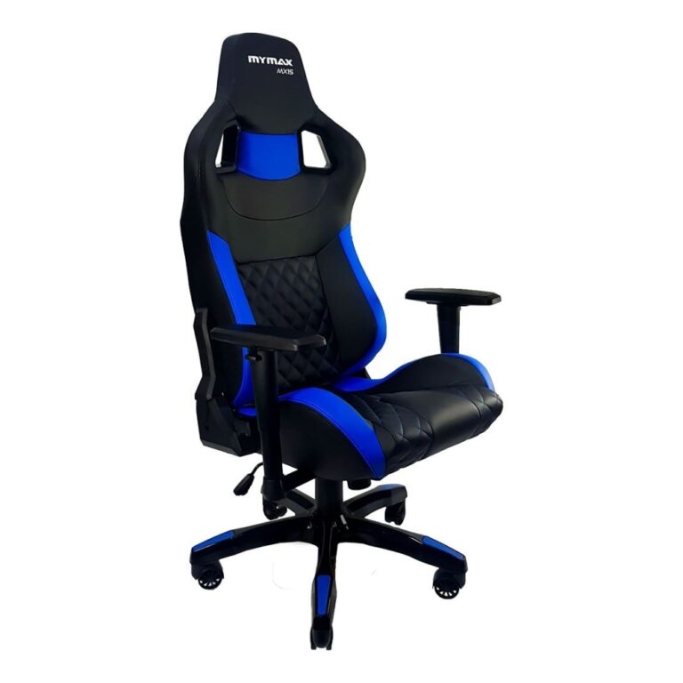 Cadeira Gamer Mymax MX15 Preto c/ Azul MGCH-MX15/BK-BL - Ipê Informática
